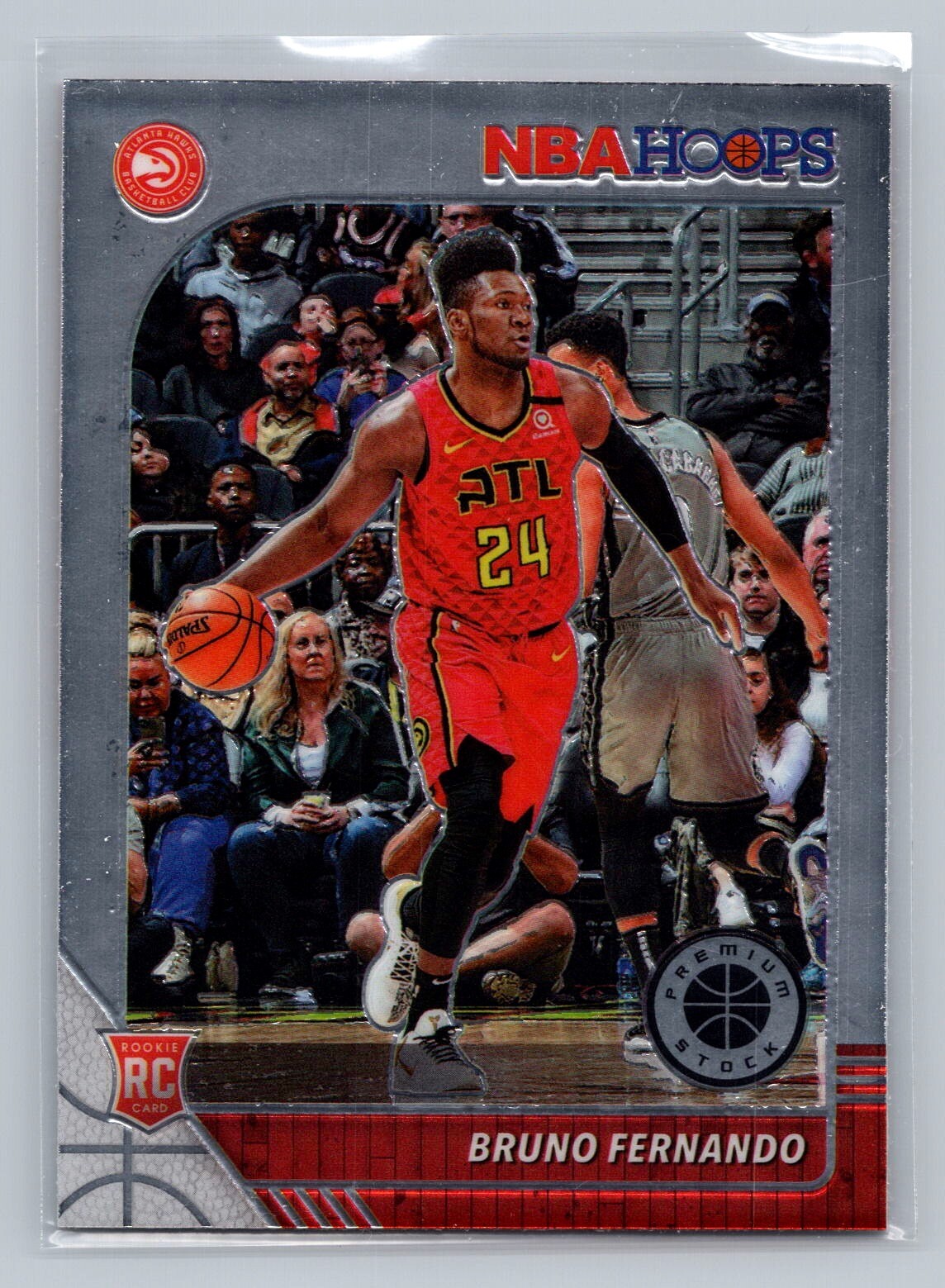 2019 Hoops Premium Stock #228 Bruno Fernando Atlanta Hawks Rookie | eBay