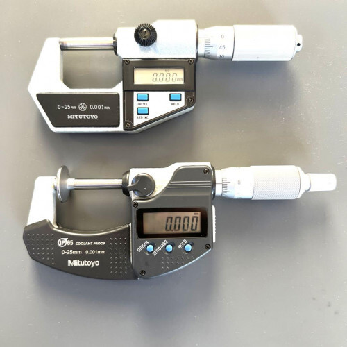Mitutoyo Digital Micrometer Set Excellent Condition Free Shipping ...