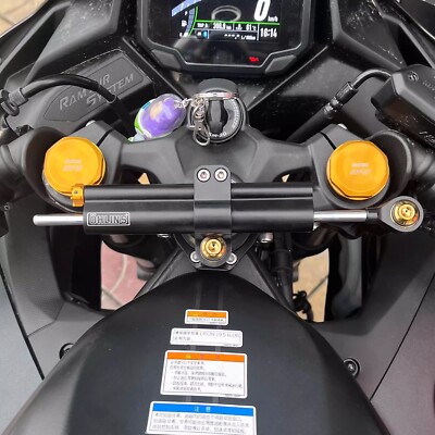 ZX-6R Steering Damper Stabilizer Bracket Mount Fit For KAWASAKI ZX6R ...