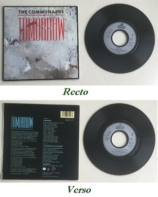 ** The Communards Disque 45T vinyl 2 titres Tomorrow ** | eBay