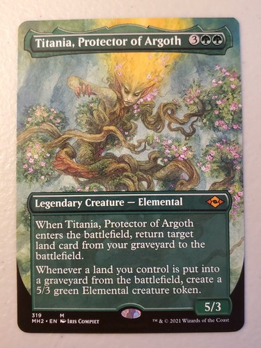 MTG Titania Protector of Argoth MH2 Borderless Near Mint | eBay