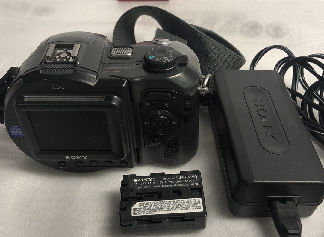 Sony Mavica MVC-CD500 5MP Digital Camera 3x Optical Zoom ,Excellent ...