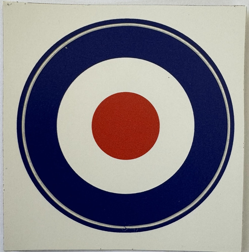 British & Commonwealth aircraft roundel WW1 WW2 current sticker peel ...