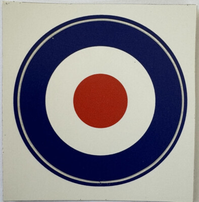 British & Commonwealth aircraft roundel WW1 WW2 current sticker peel ...