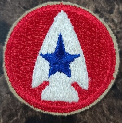 WW2 Army Combat Developments CMD Patch-Cut Edge-White Back | eBay