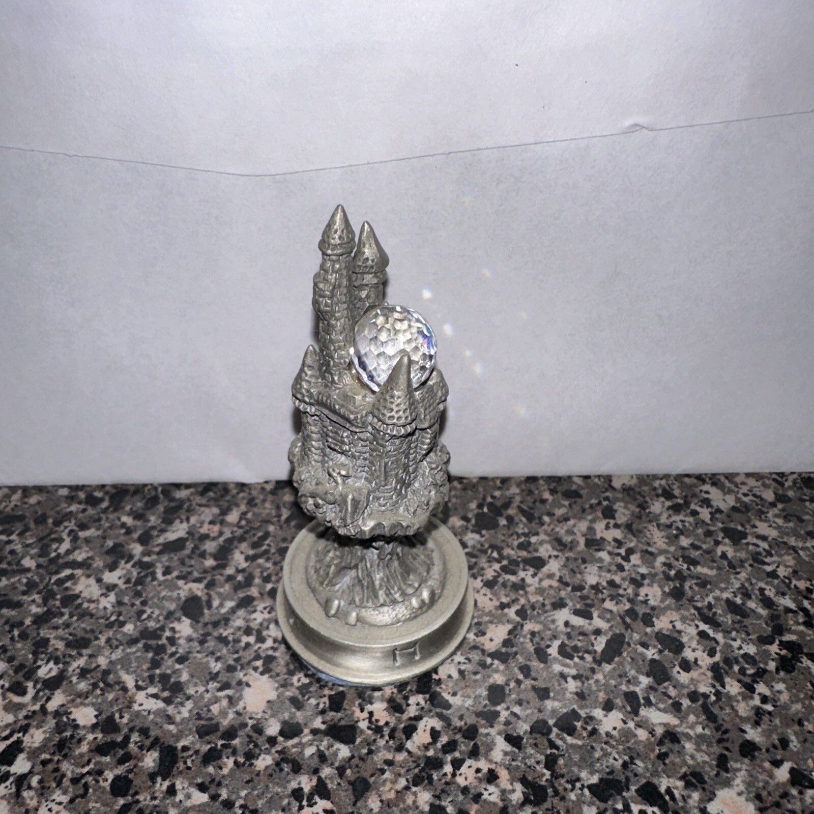 The Fantasy Of The Crystal Chess Piece Castle Of Hope Rook Danbury Mint ...