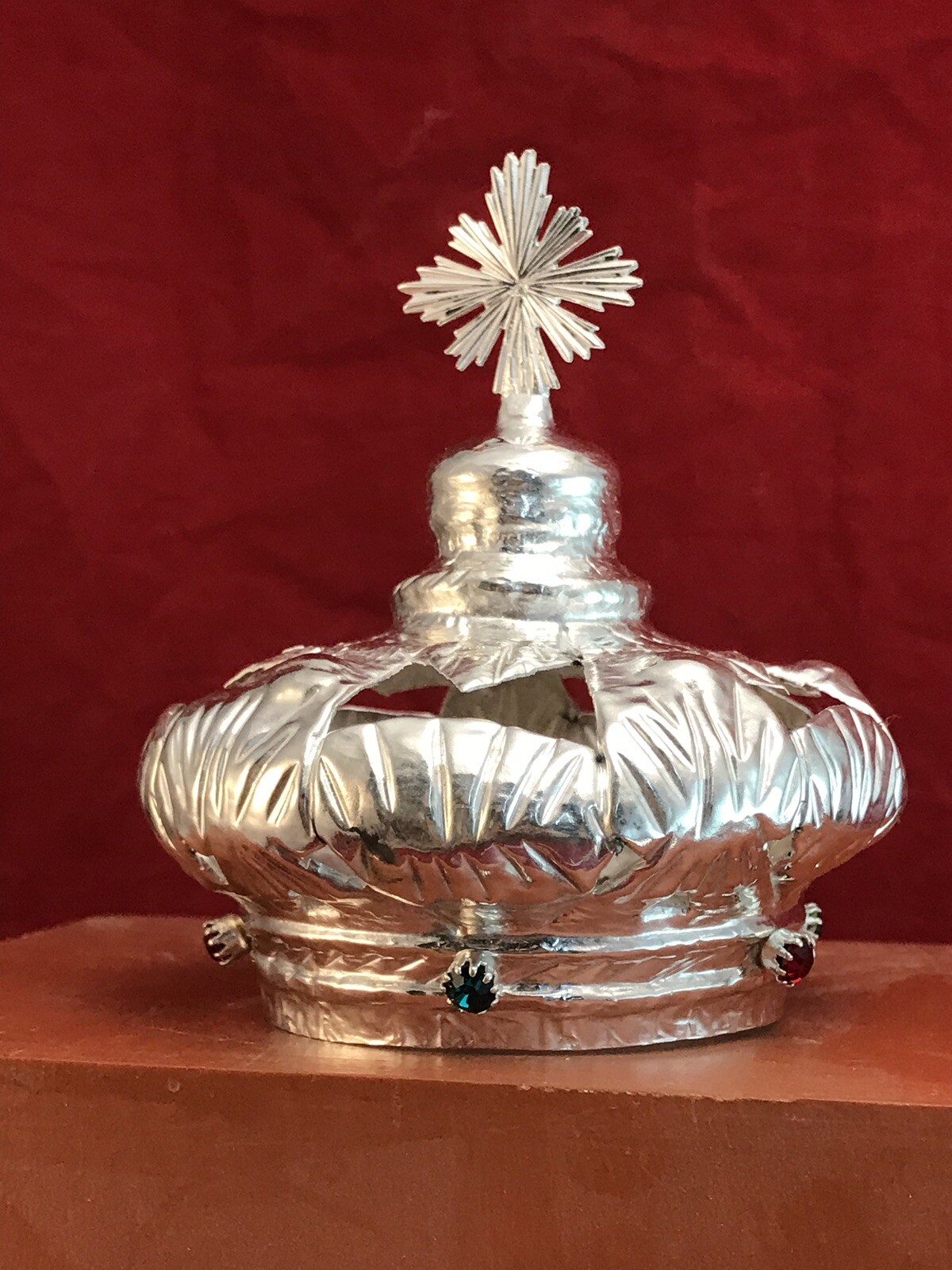 Corona imperiale Saint crown ottone Madonna rosario Maria statua 7 cm ...