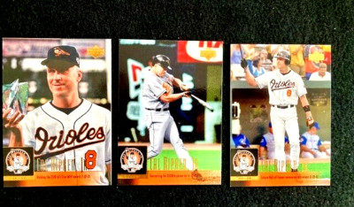 3ea. 2001 Upper Deck Coca-Cola Cal Ripken Jr. #'s 6-7-8 1981-2001 ...