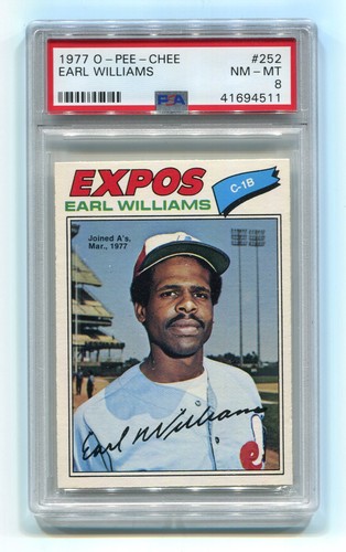 1977 O-Pee-Chee - Earl Williams #252 for sale online | eBay