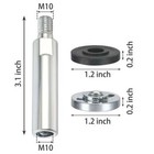 3PCS Angle Grinder Extension Connecting Rod Rotating Extended Shaft ...