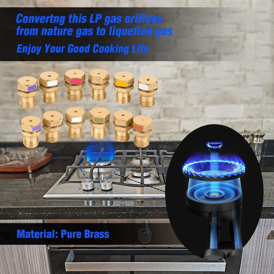 GRLP4 LP Gas Conversion Kit Compatible with Frigidaire Electrolux Range ...