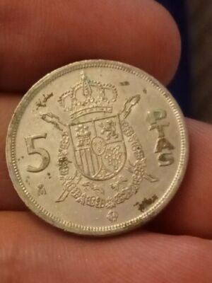 5 ptas Coin 1983 Pesata Spain Espana Juan Carlos free UK post Kayihan ...