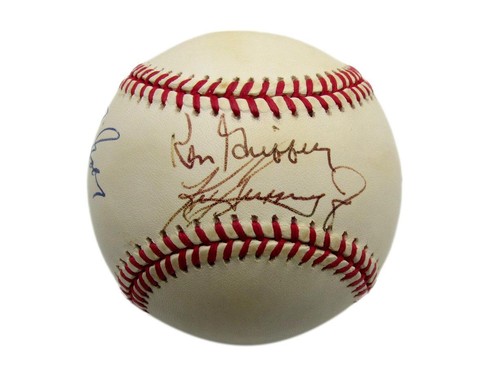Ken Griffey Jr./Ken Griffey Sr./Craig Griffey Signed ONL Baseball PSA ...