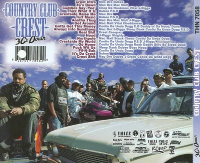 COUNTRY CLUB CREST 3 C'S DOWN NEW CD 618763705829| eBay