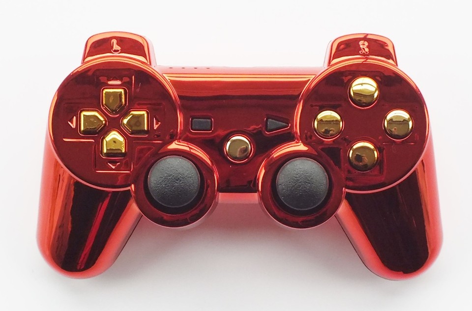 New Playstation 3 Replacement Controller Shell with Matching PS3 Button ...