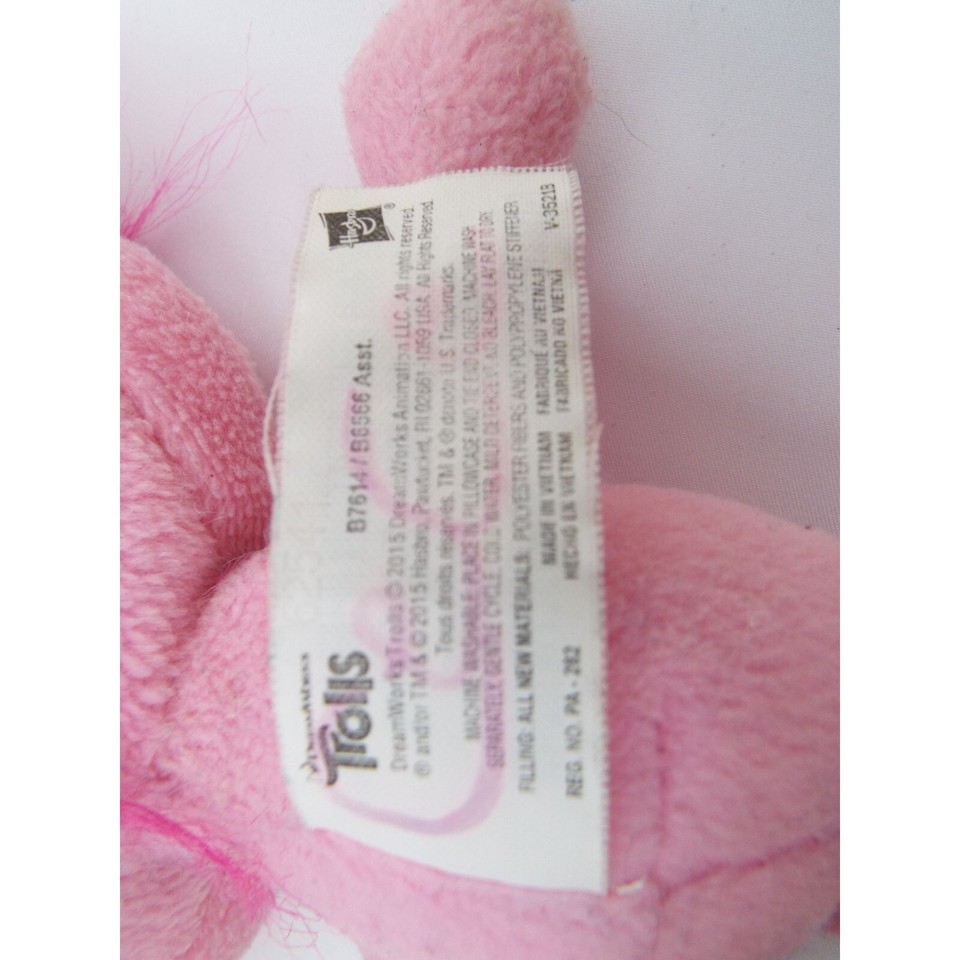 DreamWorks Trolls Poppy Plush Doll Pink 9" With Flower Crown Soft Toy ...