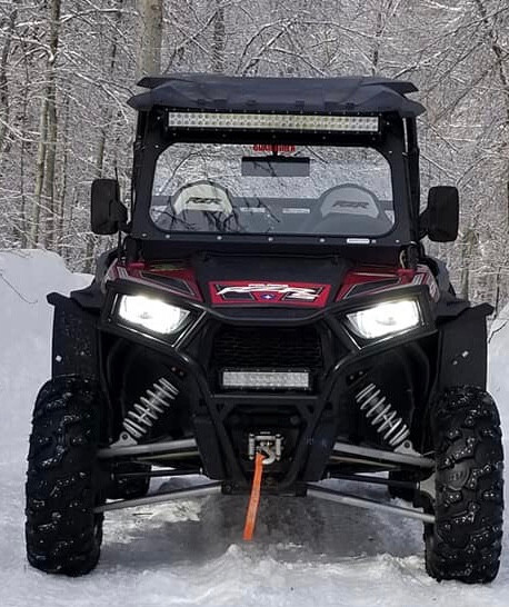 Polaris RZR 900 / XP 1000 Glass Windshield Frame Kit | 2808PZ10 | Black ...