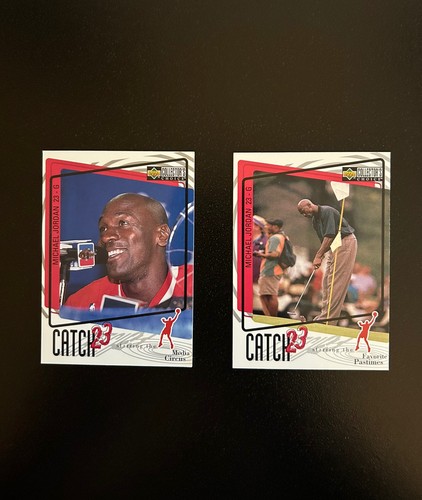 1997-98 Collectors Choice Michael Jordan Card Lot - 2 Cards - Catch 23 ...