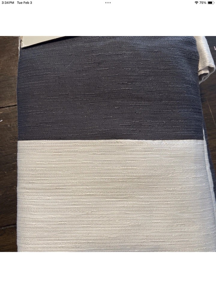 Project 62 Blackout Curtain Charcoal Color Block 50 X 84 One Panel ...