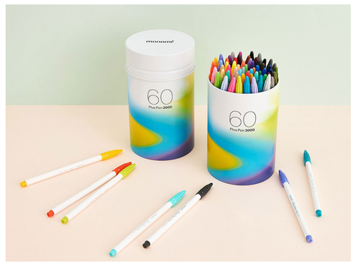 Ensemble de stylos marqueurs de coloration à base d'eau Monami Plus Pen ...