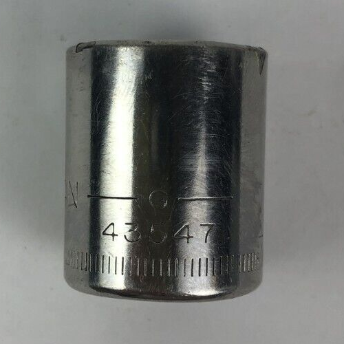 Craftsman 15mm 6 Point 3/8" Drive Shallow Socket G 43547 Made In USA | eBay