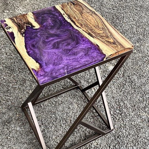 Purple End Tables