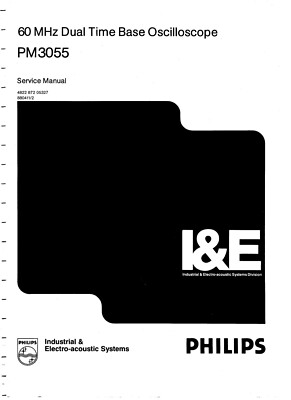 Service Manual Instructions for Philips Pm 3055 | eBay