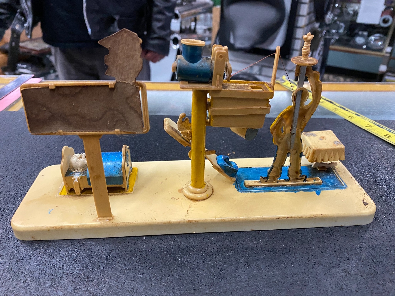 Proffessor Butts Invention 1965 Toy Model Rube Goldberg device Baby ...