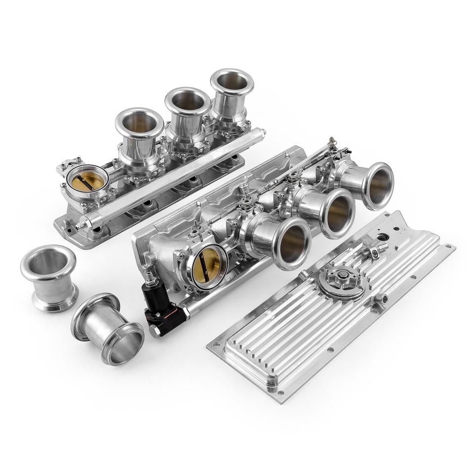 Chevy GM LS1 Downdraft EFI Stack Intake Manifold System Complete ...