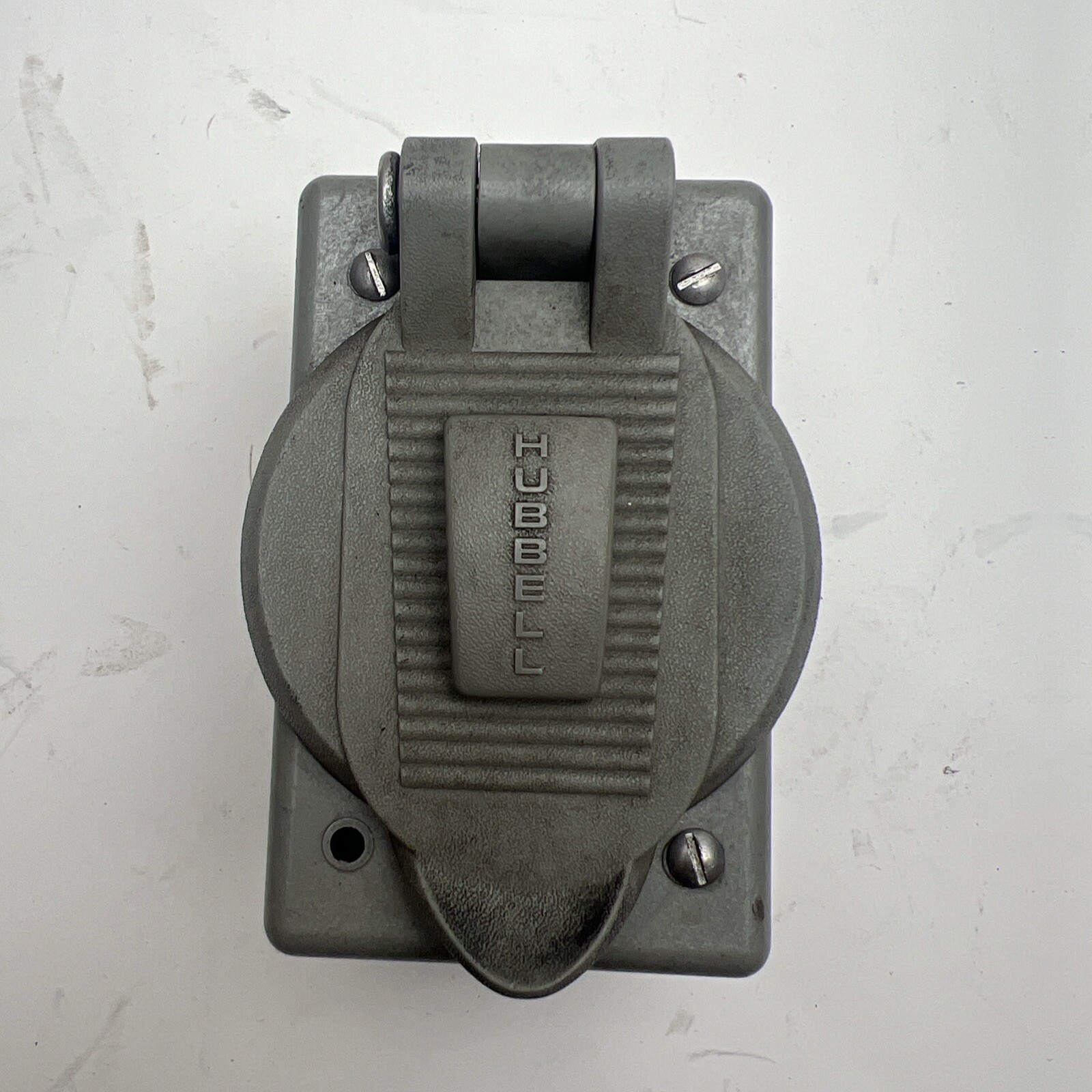 🔥Hubbell P-5256 1 Gang Vertical Weatherproof Cover W/Female 30A 250V ...