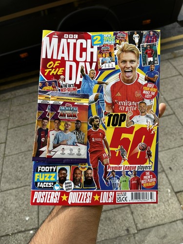 BBC MATCH OF THE DAY MAGAZINE ISSUE 688 OCT 4TH 2023 TOP 50 PREM ...