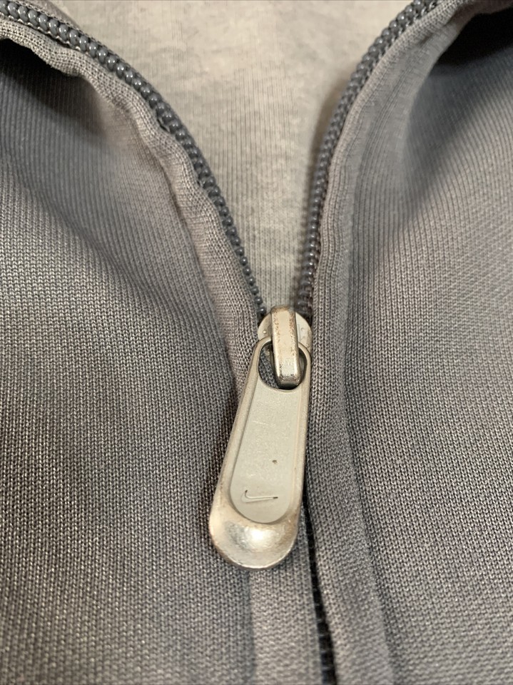 Vintage Nike Zip Up Track Jacket Color Blocked Size Large Grey Tag Bin ...