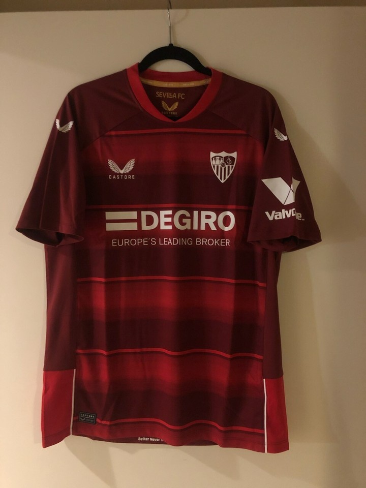 Sevilla FC Castore Away Jersey Shirt Kit NWT 22/23 Jesus Navas #16 ...