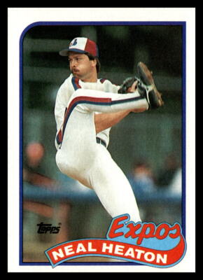 1989 Topps #197 Neal Heaton Montreal Expos Baseball Card | eBay