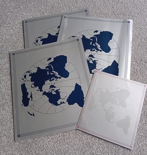 VINTAGE PAN AM FIRST CLASS MENU'S 11" X 9.5" X 3 And 1 Smaller ...