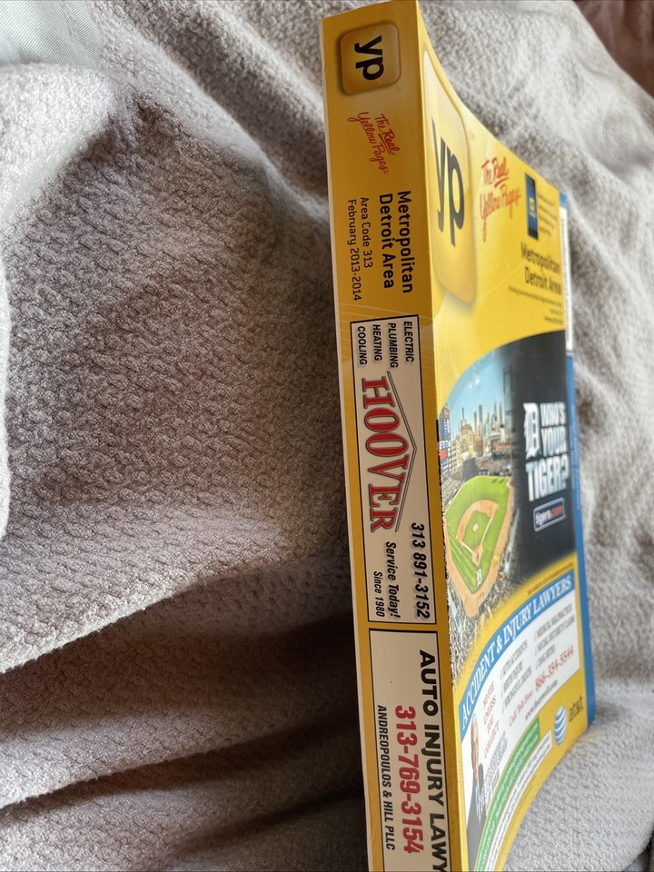 THE REAL YELLOW PAGES METROPOLITAN DETROIT FEBRUARY 2013-2014 | eBay