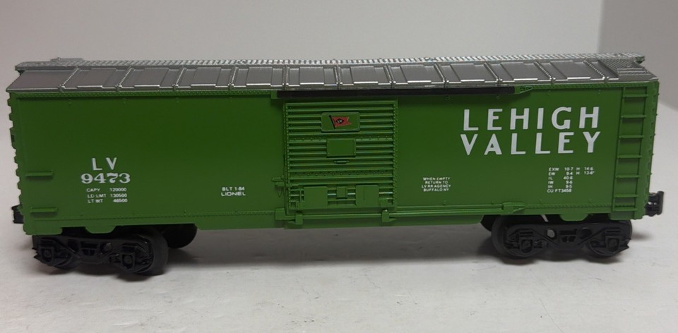Vintage Lionel Lehigh Valley Box Car 6-9473 Electric Train 1983 NIB ...