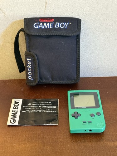 Nintendo Game Boy Pocket MGB-001 - Green - Tested Working - Manual And ...