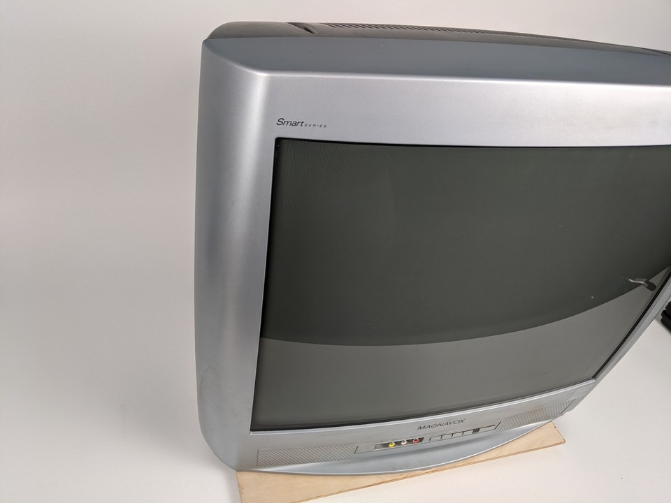 Magnavox CRT TV 20MS2331/17 20" Retro Gaming AV Input 2005 Tested Works ...