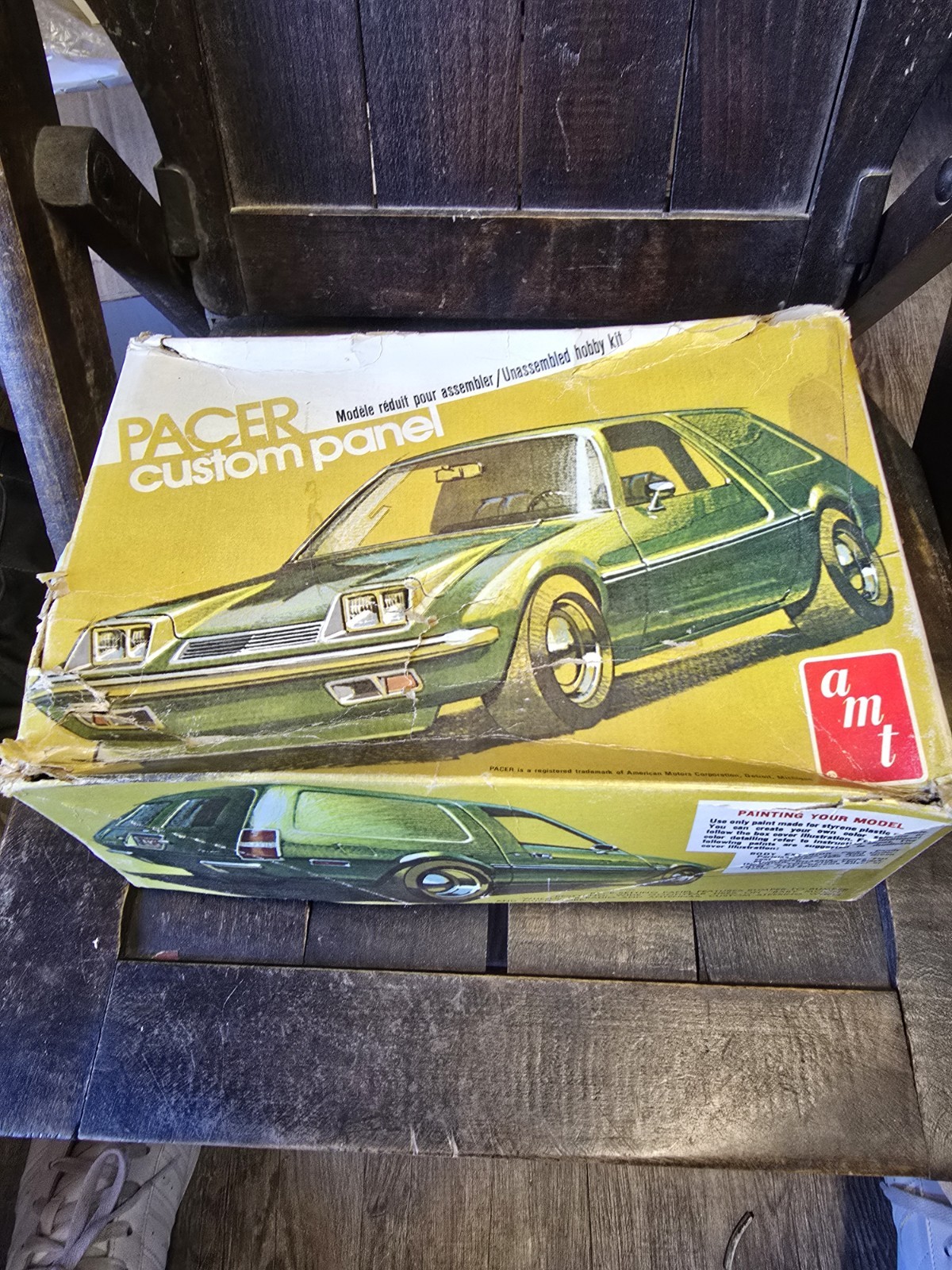 1/25 AMT 1977 AMC Pacer custom panel New Contents In Open Box Unbuilt ...