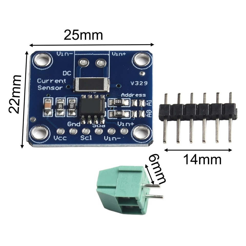 10PCS INA219 Bidirectional DC Current Sensor Module for Power ...