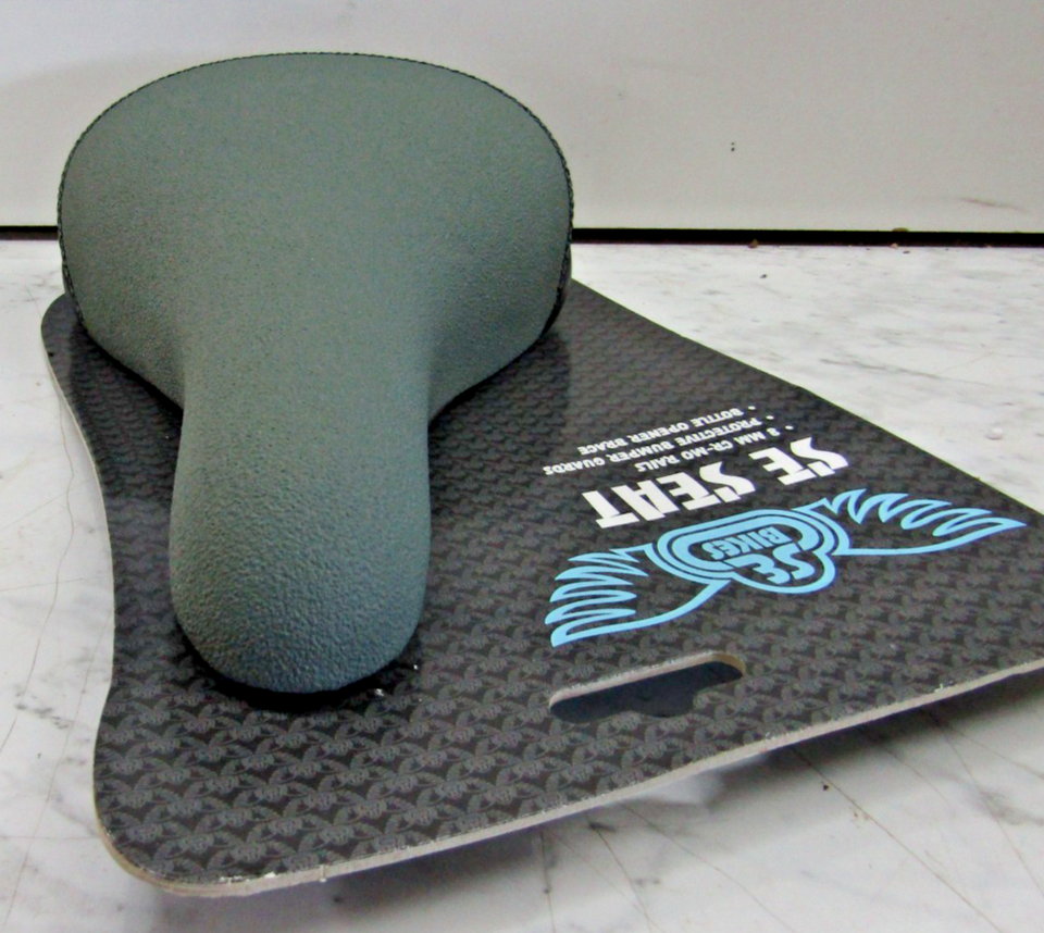 SE FLYER SEAT raise it up bmx cruiser Saddle grey bike seat bottle ...
