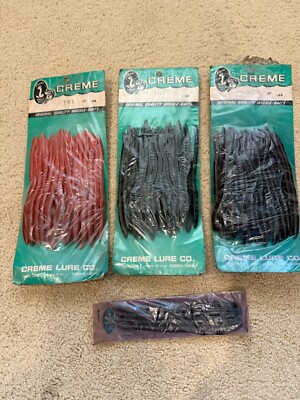 Vintage Creme lures original quality wiggle baits, multiple colors | eBay