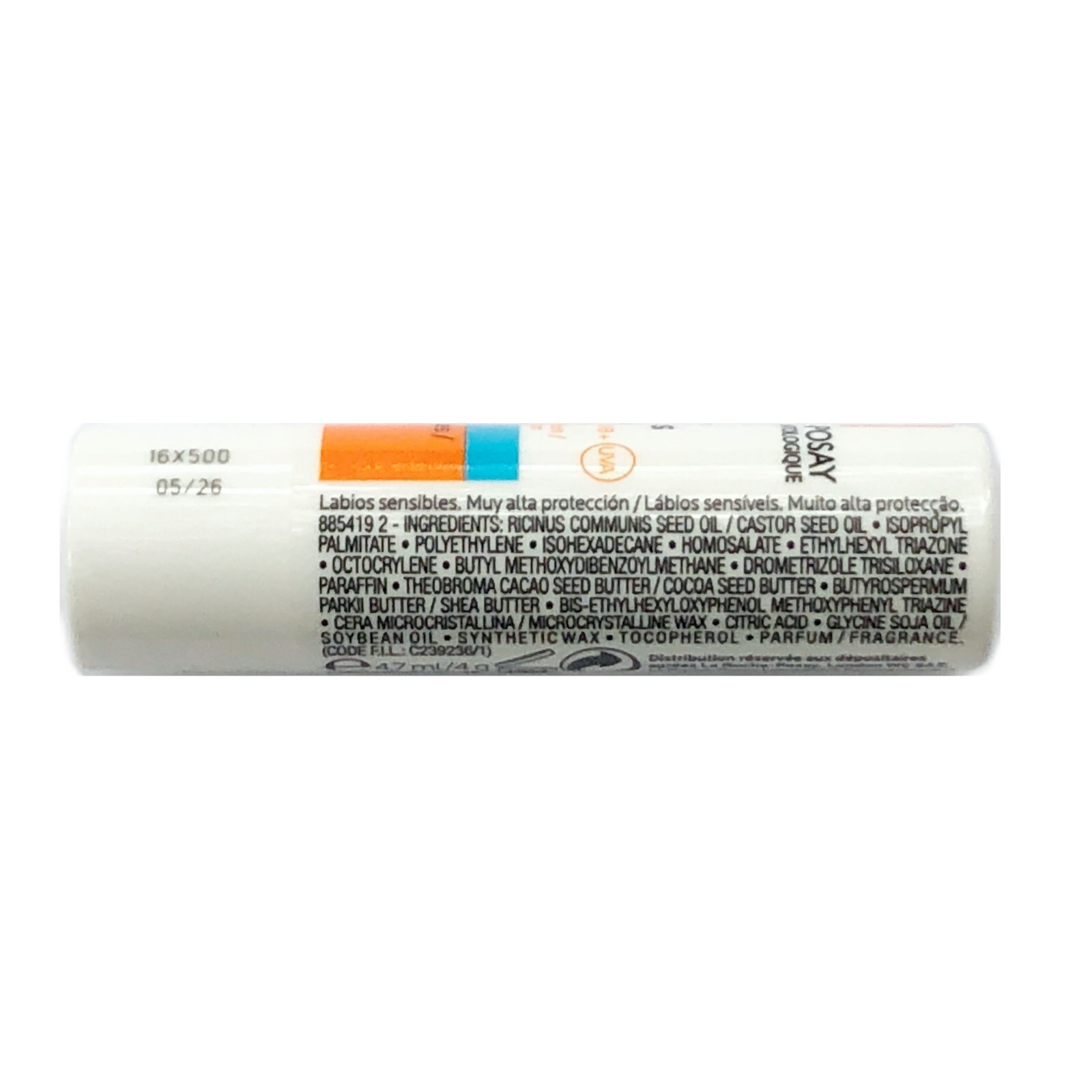 LA ROCHE POSAY ANTHELIOS LIP STICK BALM SUNSCREEN SPF50 SENSITIVE LIPS ...