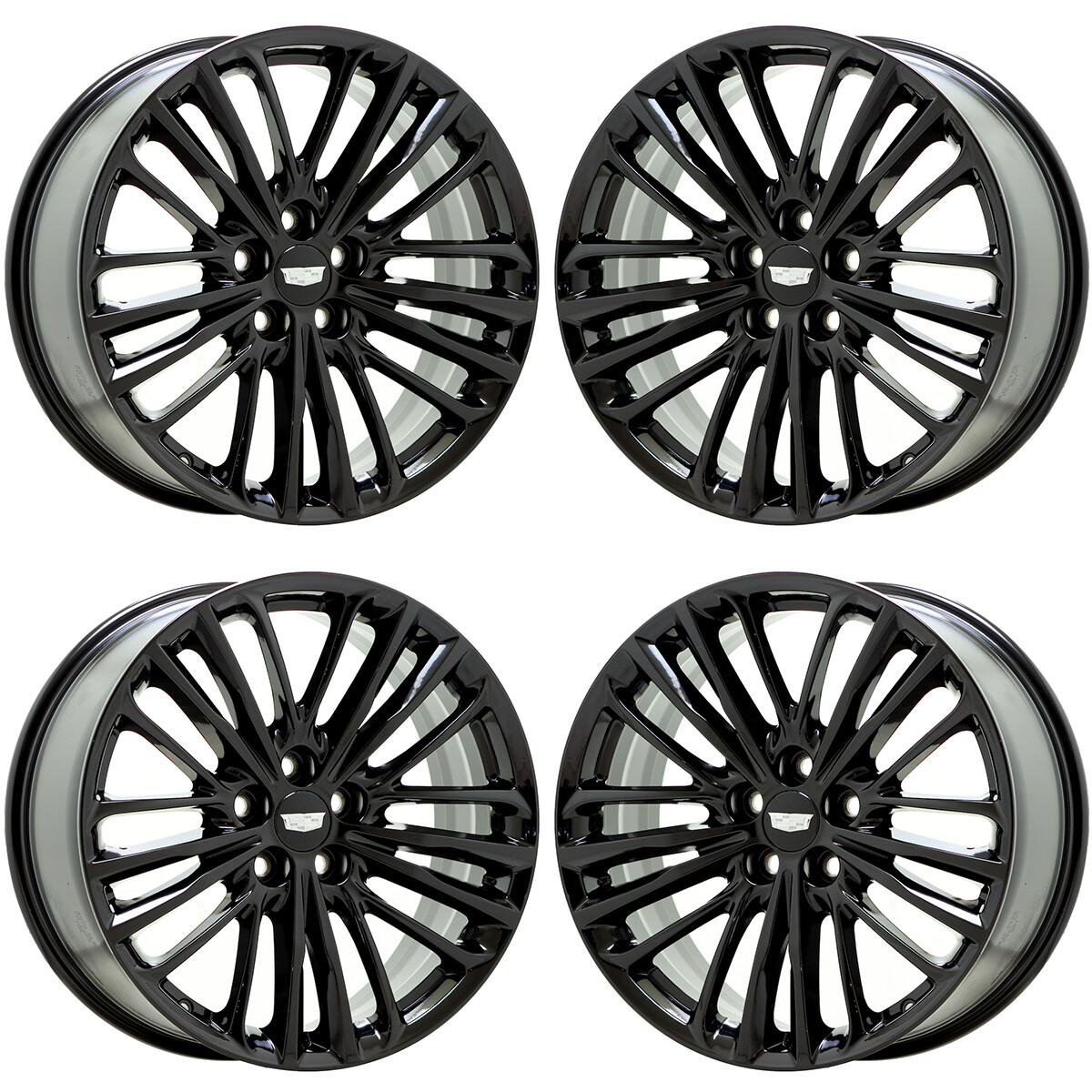 20" Cadillac Ct6-v Ct6v PVD Chrome Wheels Rims Tires Factory OEM 2019 ...