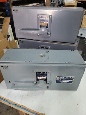 1) Square D QMB3220 Fusible Panelboard Branch Switch 3P 200 Amps 240VAC ...