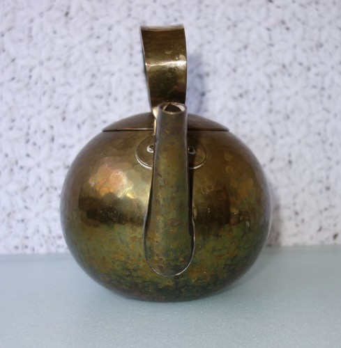 Karl Raichle, Meersburg Hand Hammered Brass Tea Kettle BAUHAUS Germany ...