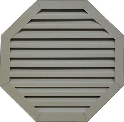 Octagon Gable Vent Attic Louver 24" w x 24" h | eBay
