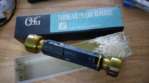 Japan OSG M28x1.5 GPIPII thread plug gauge (QTY:1 pc) | eBay