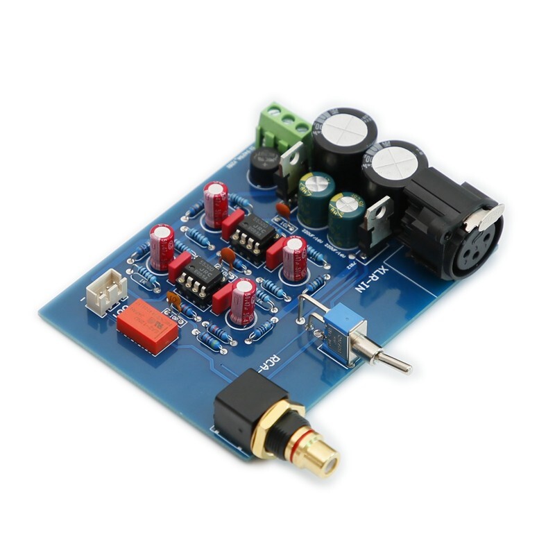 3300UF/25V*2 Balanced Unbalanced Input to Balanced Output Board (Mono ...